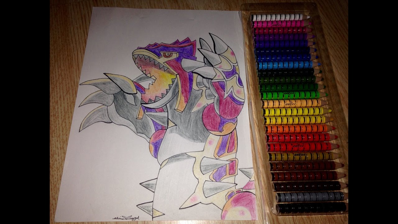 Drawing Primal Groudon | Pokémon FANART! - YouTube
