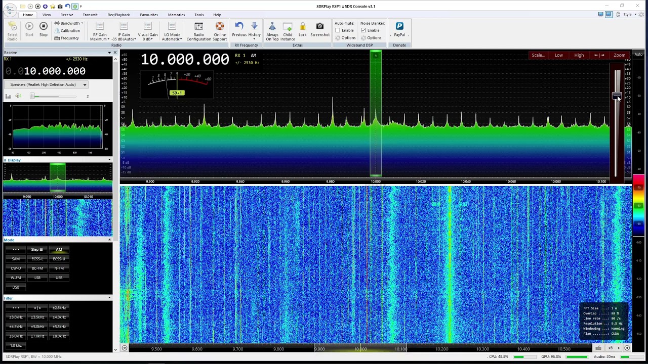 Setting up the MSI SDR on SDR Console - YouTube