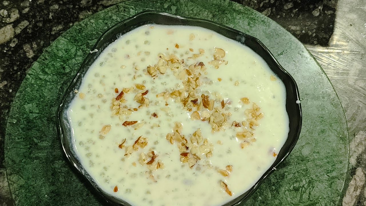 Sabudana Kheer | Kheer Recipe For Fasting & Vrat | Sago Payasam Recipe ...