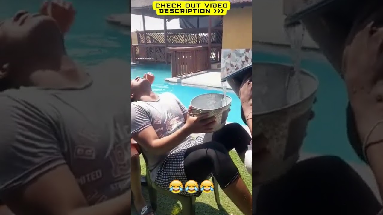 Water Bucket Challenge #Funny #Shorts #Laugh 6 - YouTube