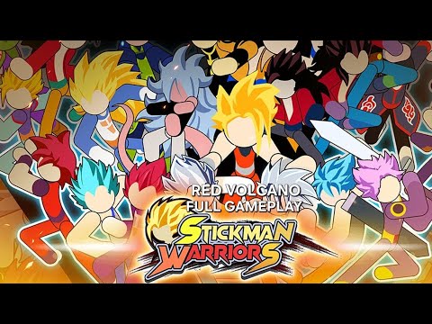 Stickman Warriors Red Volcano Chapter 17 Full Gameplay - YouTube