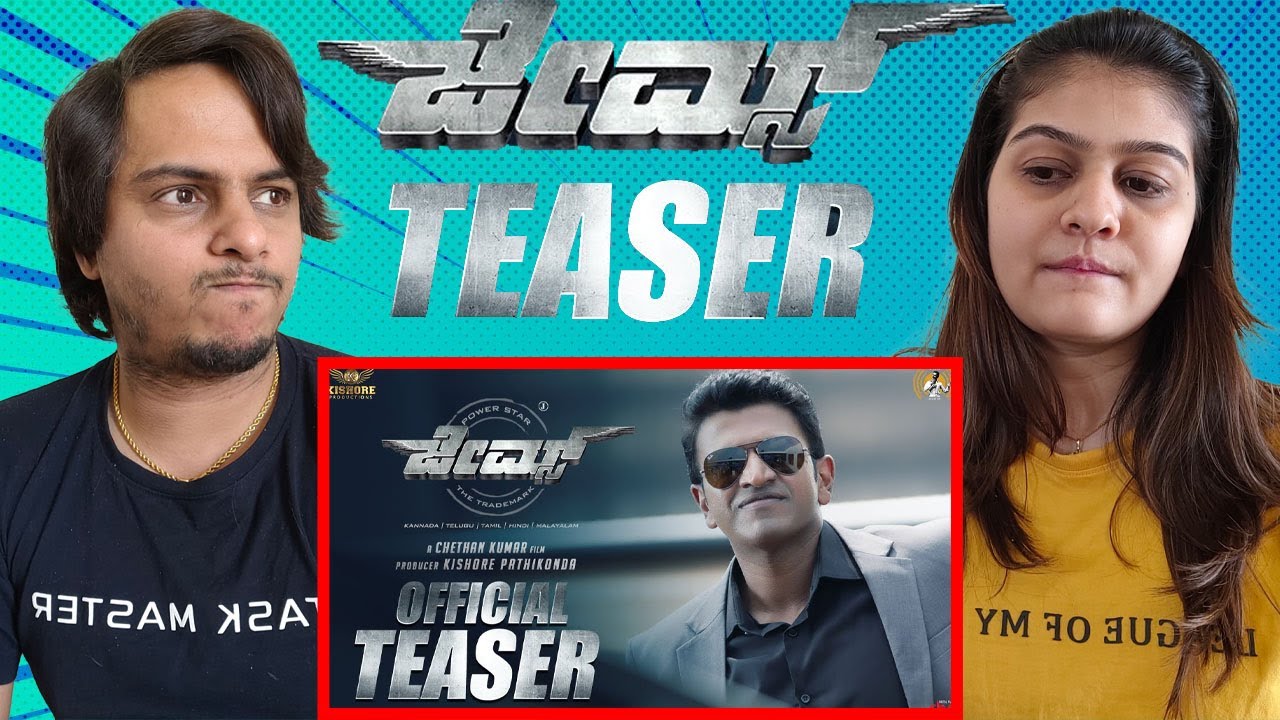James - Official Teaser (Kannada) Puneeth Rajkumar | Chethan Kumar ...