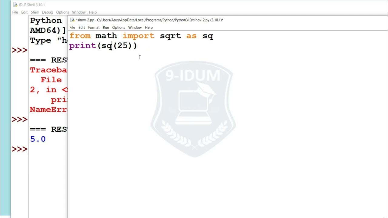 33 dars Python dasturlash tili kutubxonasi - YouTube