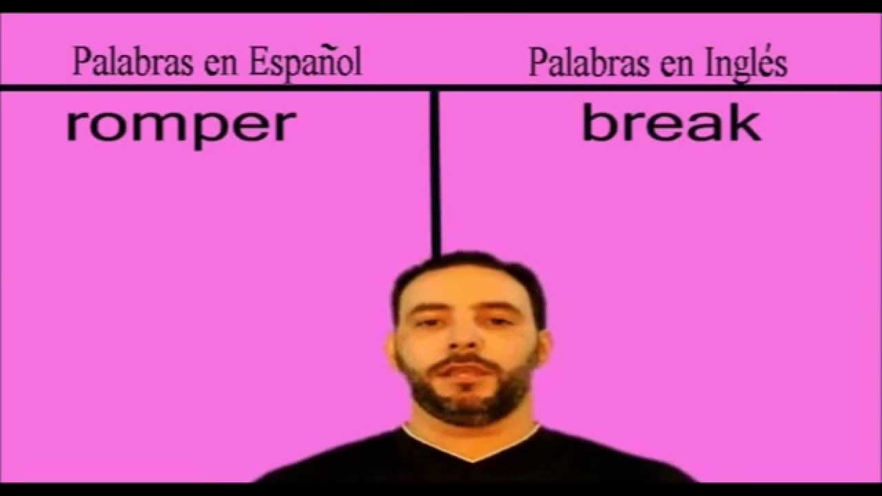 Cómo se dice ( break - romper ) en Ingles - YouTube