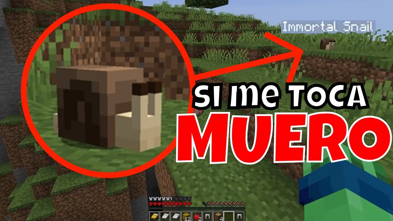 El caracol inmortal me persigue | MINECRAFT - YouTube