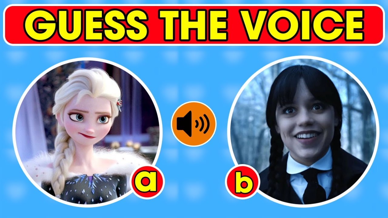 Guess the Disney Princess Character & Wednesday by VOICE | Disney ...
