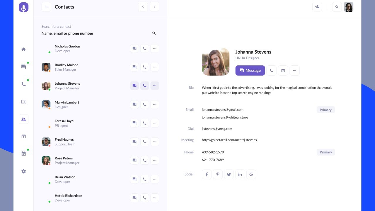 Buat Admin Panel Contact Management Dashboard menggunakan React JS ...