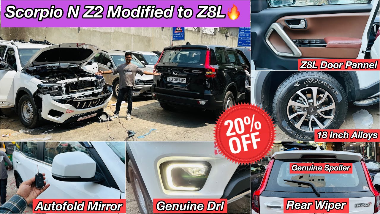 SCORPIO N Z2 BASE MODEL MODIFICATION WITH PRICE🔥SCORPIO N Z2 MODIFIED🔥 ...