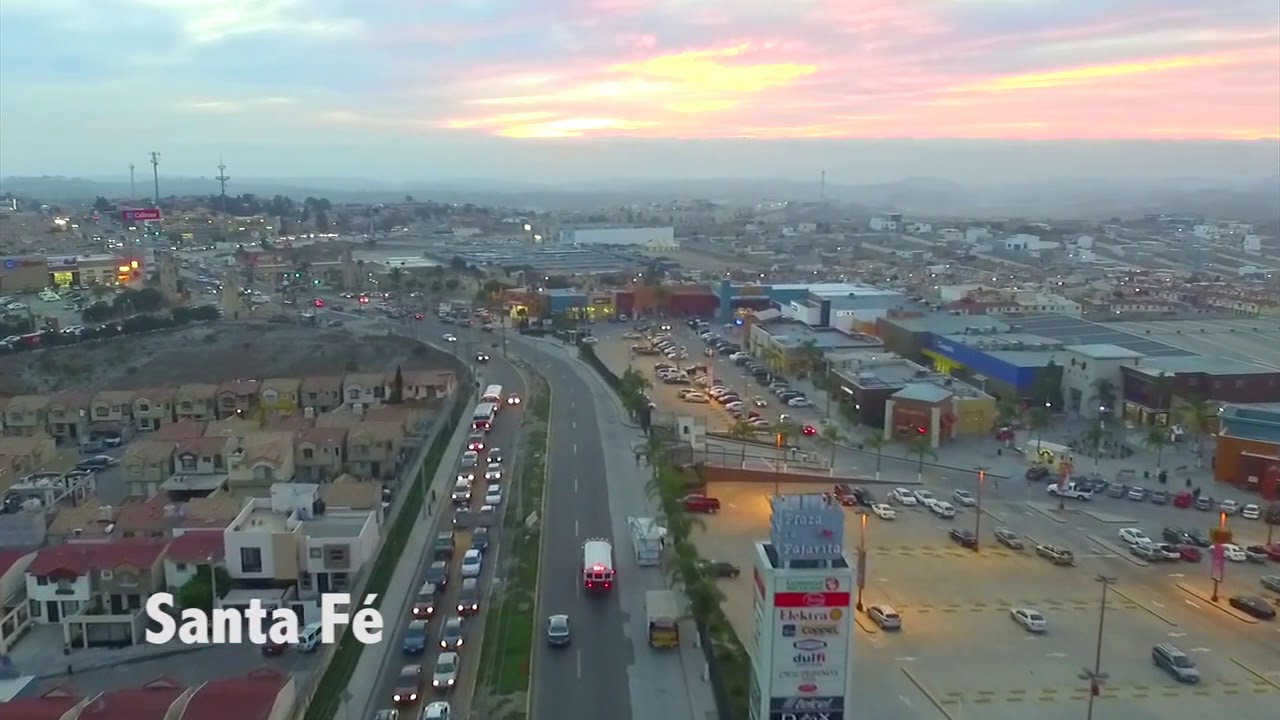 Tijuana desde el aire Santa Fe - YouTube