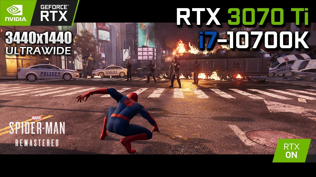 Marvel’s Spider-Man Remastered - RTX 3070 Ti & i7-10700K | Max Settings ...