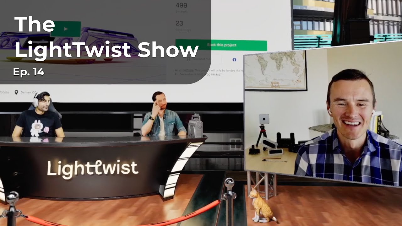The LightTwist Show Episode 14 with guest Bradley Dillon (Luxonis ...