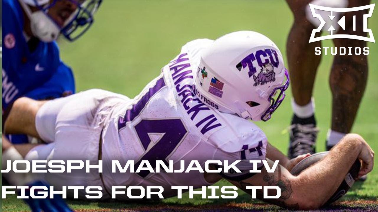 TCU's Joesph Manjack IV WRESTLES for this TD | 2025 Big 12 Big Plays ...