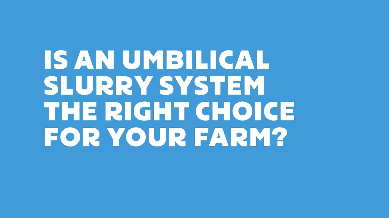 Is An Umbilical Slurry System The Right Choice For Your Farm? - YouTube