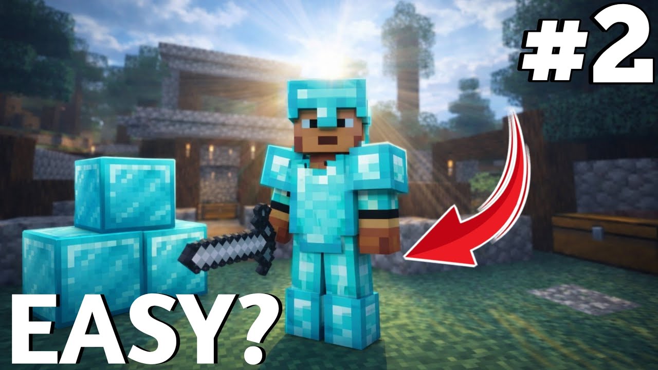 Upgrading Armor to Diamond 😱 | Minecraft Survival #2 (Hindi/Urdu) - YouTube