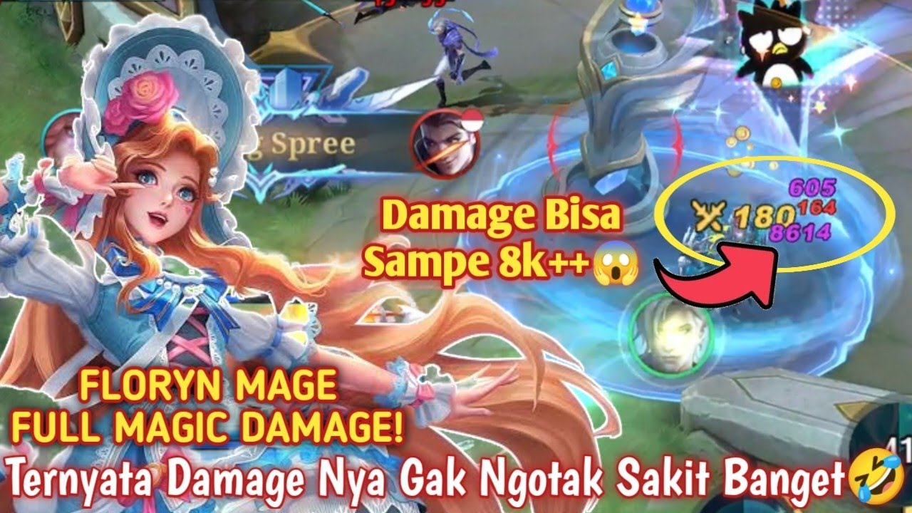 FLORYN MAGE DAMAGE NYA SAKIT BANGET! BUILD FLORYN TERSAKIT 2022 ...