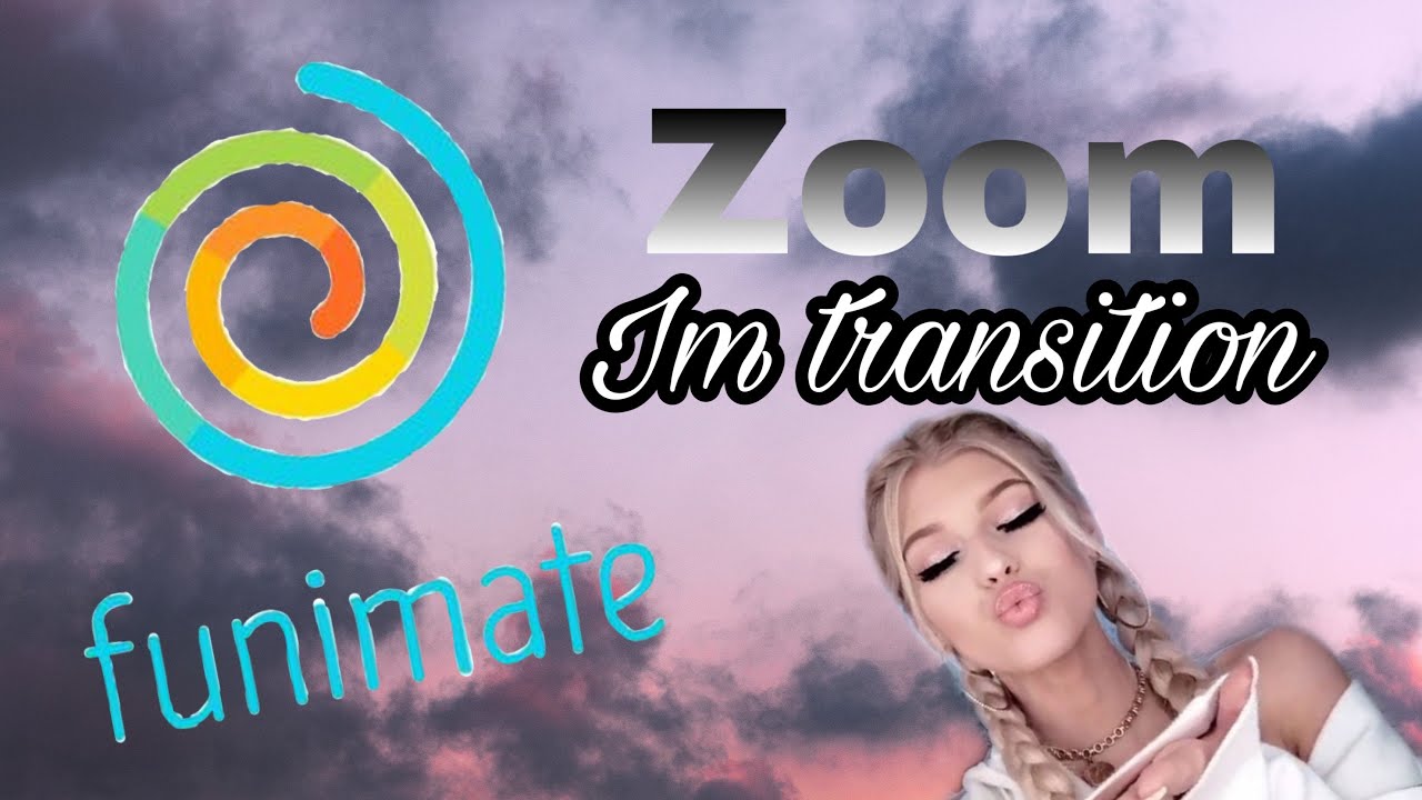 How to do a simple zoom in transition on Funimate - YouTube