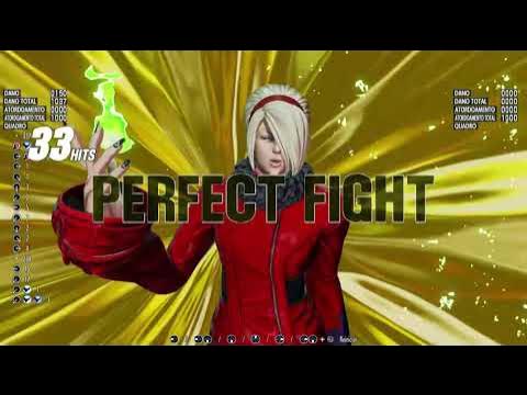 KOFXV - ASH CRIMSON ANOTHER TOD!! 100% COMBO!! - YouTube