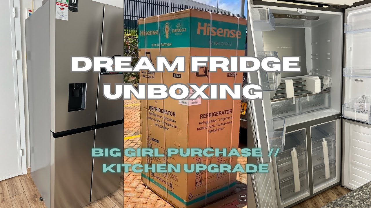 NEW FRIDGE UNBOXING // ASMR // DREAM FRIDGE - YouTube