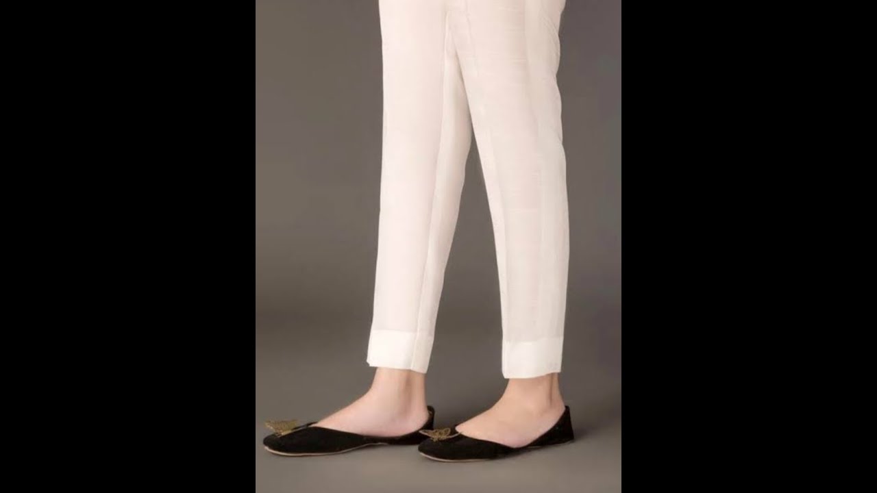 How to stitching ladies pant....... - YouTube