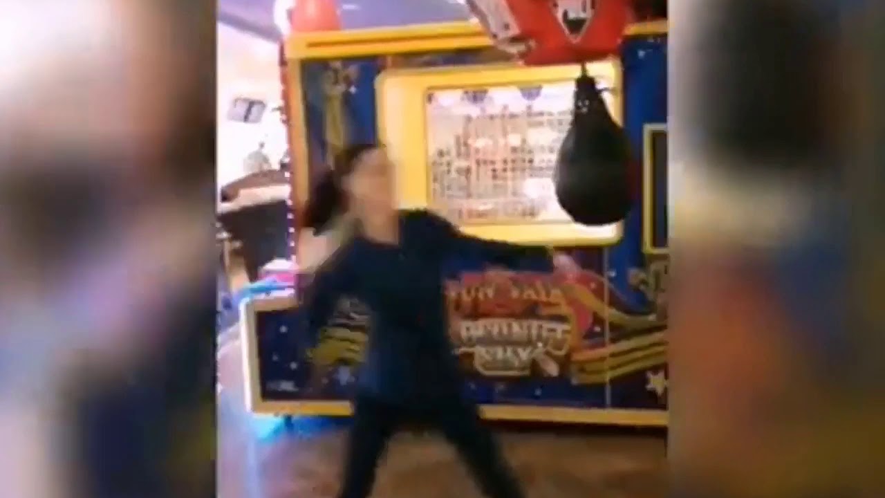 Punch Bag Fail.....She didn’t see it coming..... - YouTube