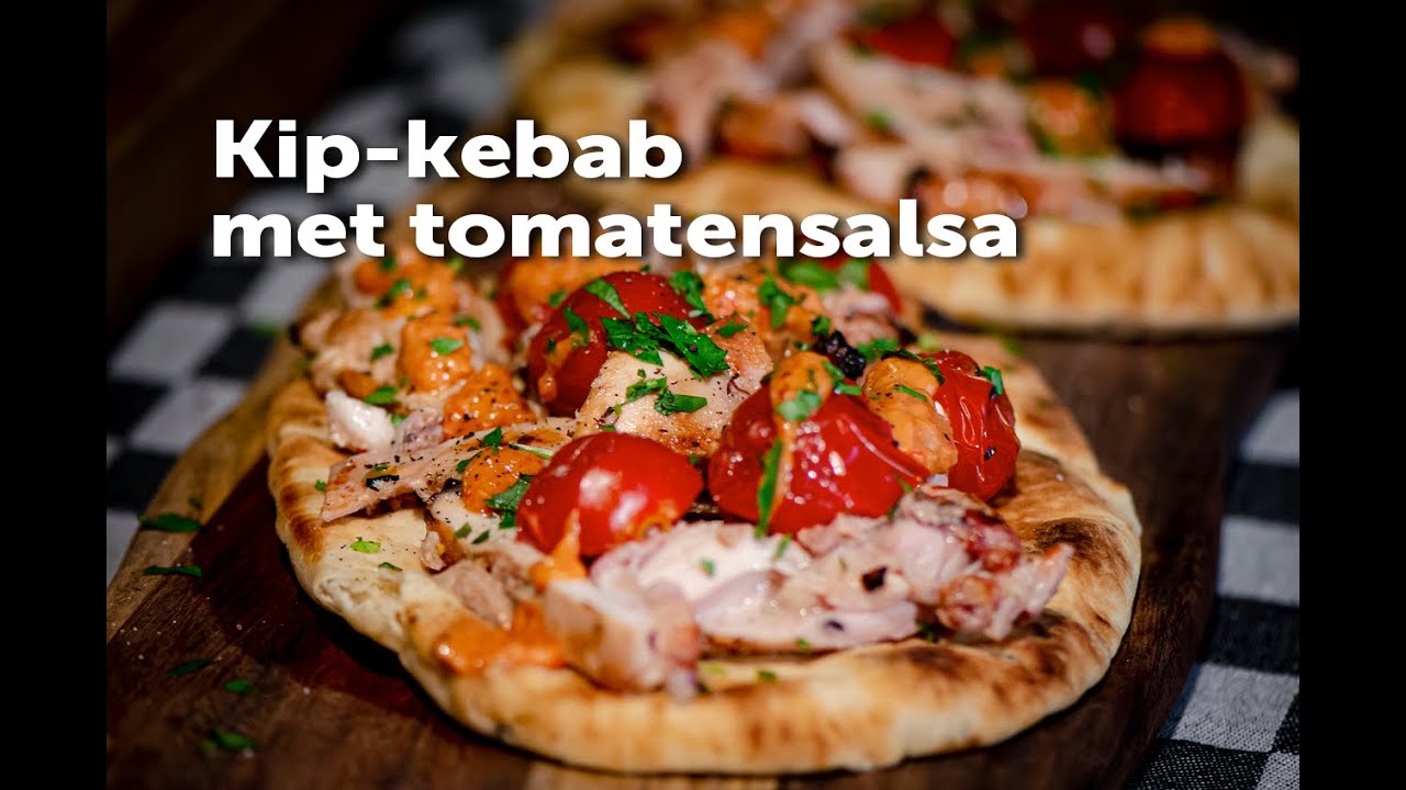 Kip-kebab met tomatensalsa | Fire&Food TV BBQ-videos - YouTube