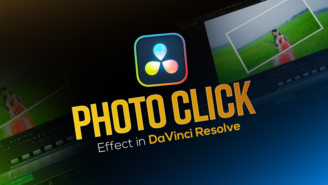 Wedding Photo Click Effect in DaVinci Resolve - YouTube