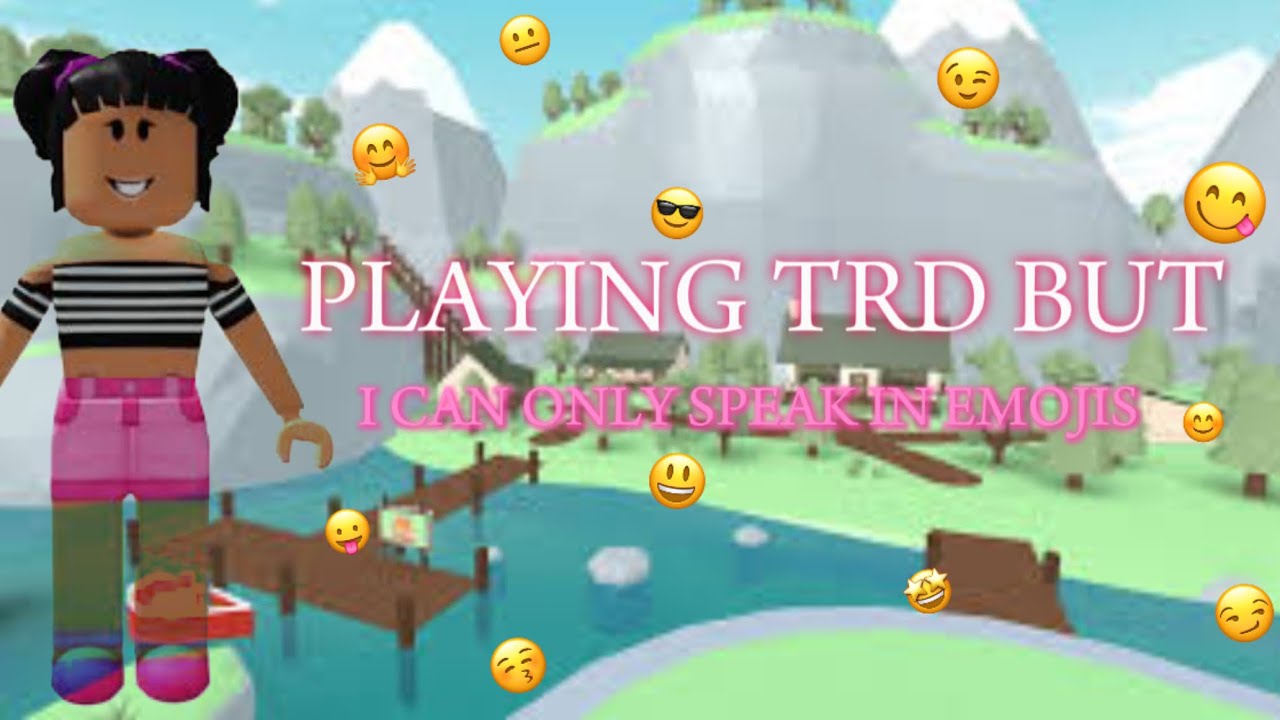 Doing the emoji challenge in trd! (statue!) - YouTube