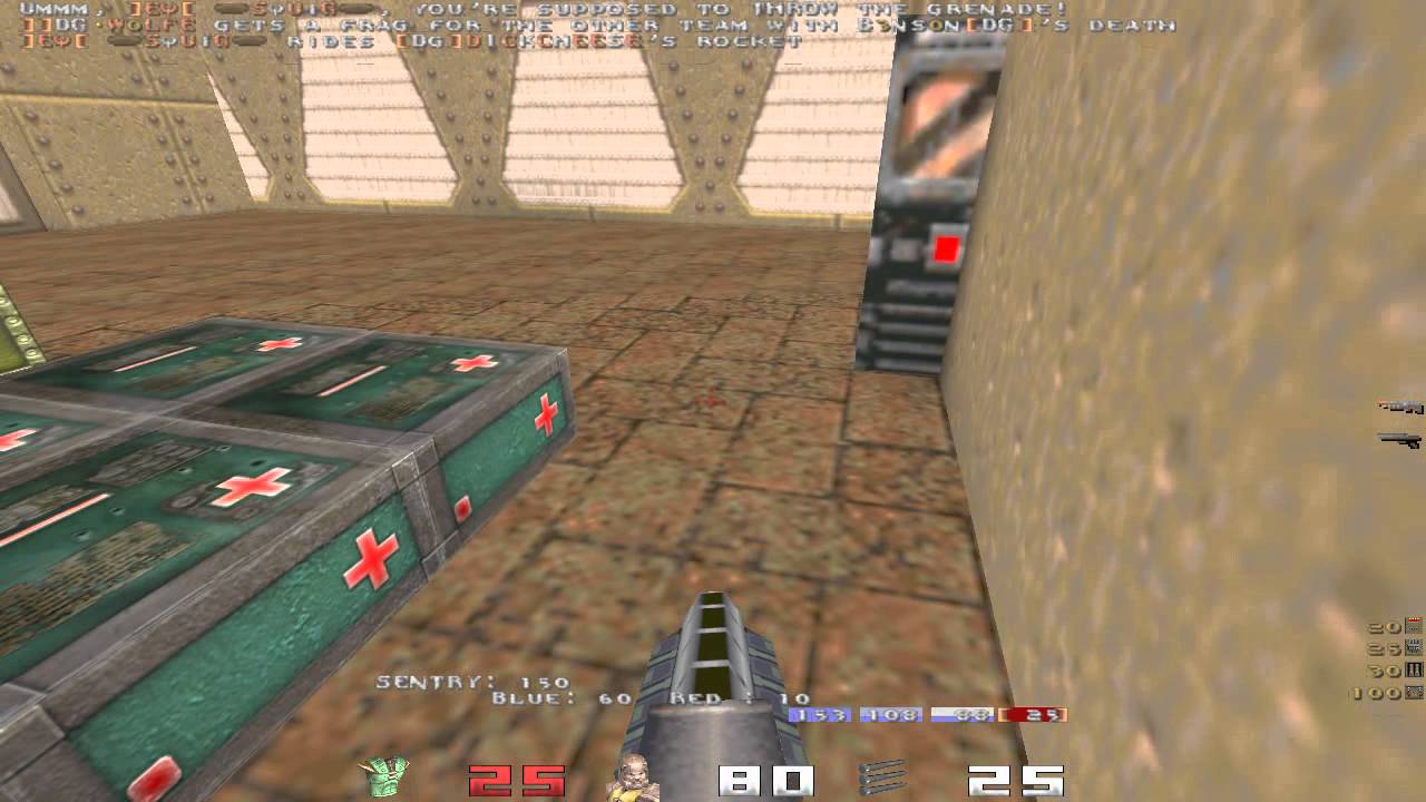 Quake Team Fortress (QWTF) - Digital Genocide vs. EarthQuakers IIa, pt ...