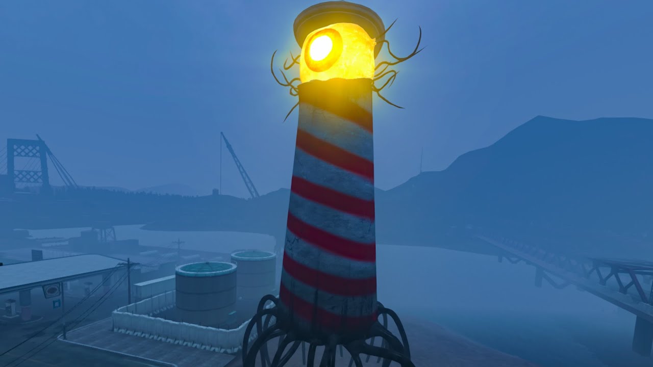 too realistic LIGHTHOUSE MONSTER - YouTube