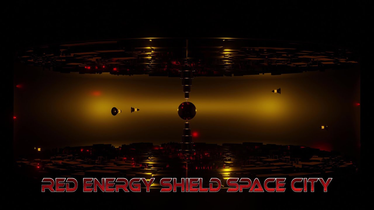 Red Energy Shield Space City - YouTube