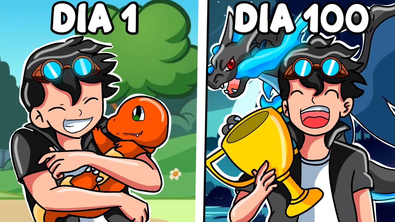 SOBREVIVI 100 DIAS NO MINECRAFT PIXELMON KANTO - O FILME - YouTube