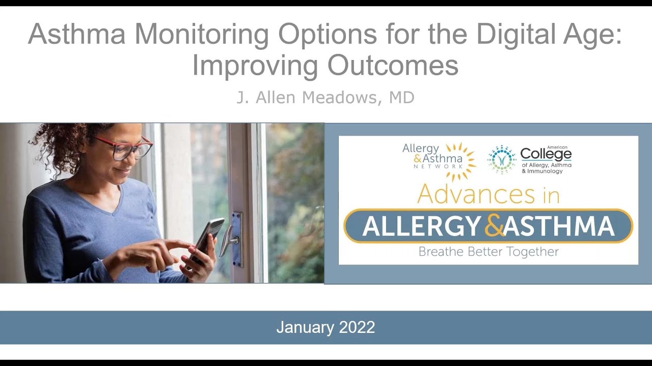 Asthma Monitoring Options for the Digital Age Improving Outcomes - YouTube