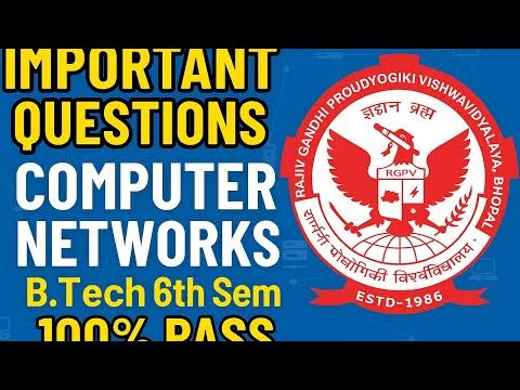 rgpv computer network important questions | rgpv b.tech 6th sem computer network important ...