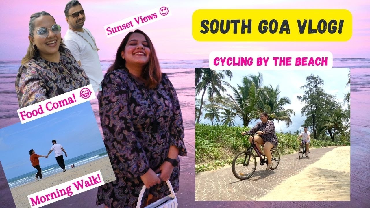 Goa Vlog (PART 2): Cycling by the Beach, Beautiful Sunset Views ...