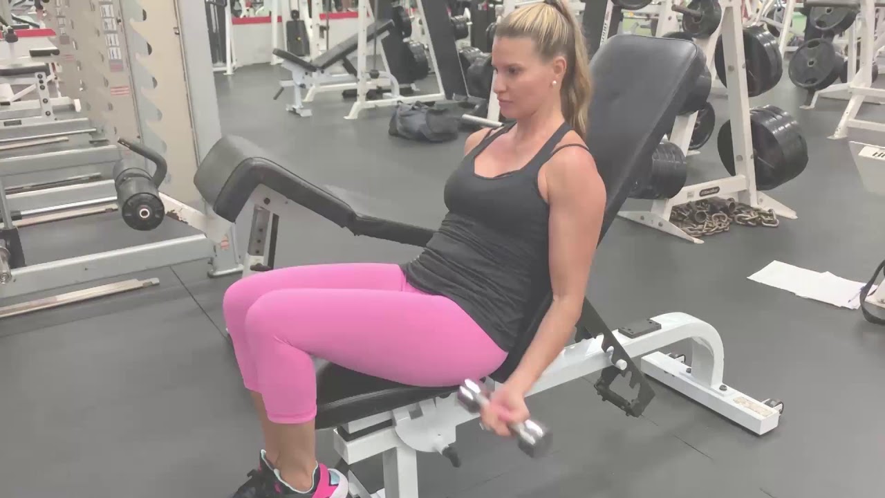 Incline Dumbbell Curls 21s Youtube