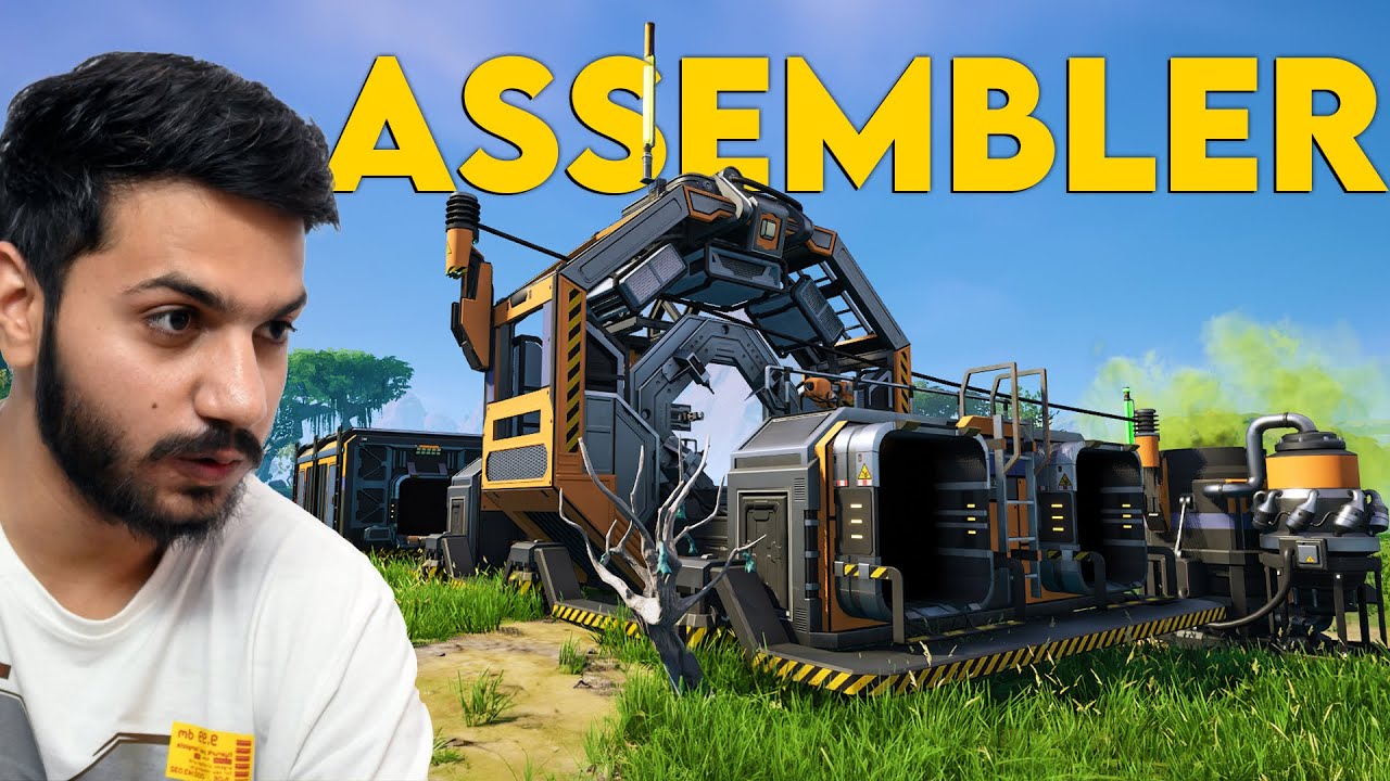 I built Assembler | Satisfactory gameplay part 4 - YouTube