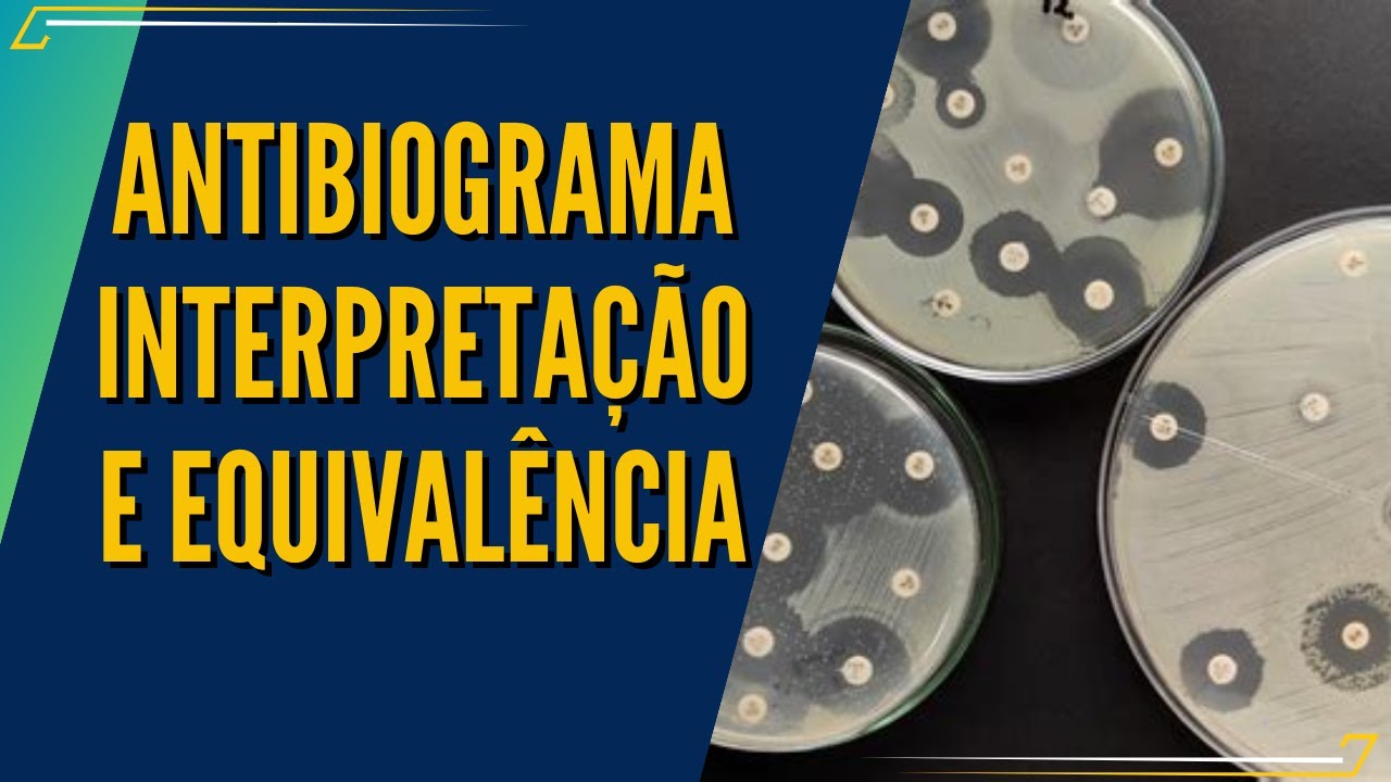 ANTIBIOGRAMA: INTERPRETAÇÃO E BIOEQUIVALÊNCIA DE ANTIBIÓTICOS NO TSA ...