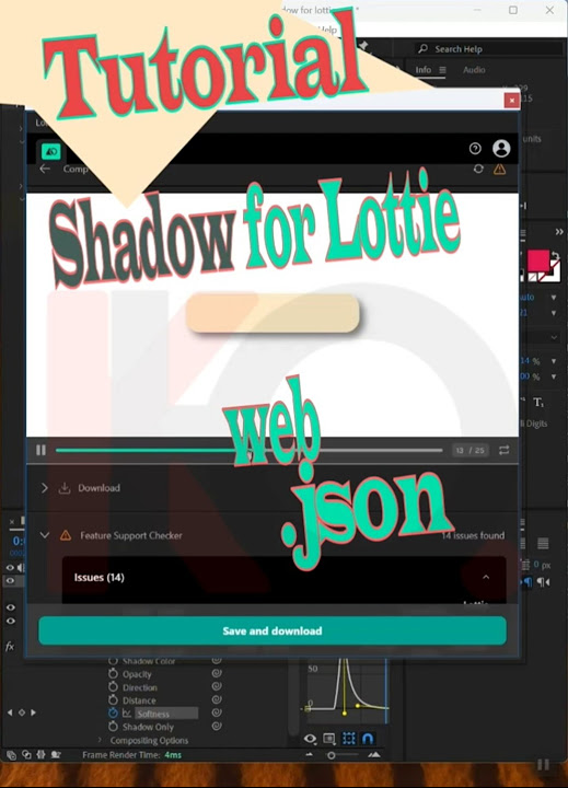 How to create drop shadow in Web. #lottiefiles #graphicdesign #webanimation #aftereffects # ...