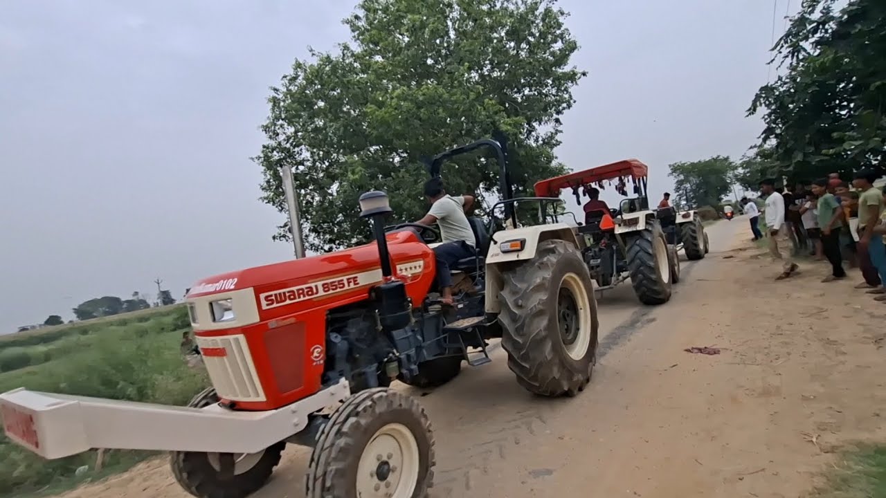 Swaraj 855 vs swaraj 855 +744 Tractor tochan |Swaraj855 #power of ...