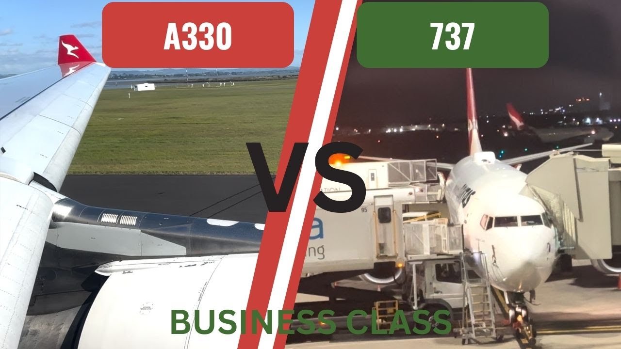 Qantas A330 VS 737 Business Class Comparison - YouTube