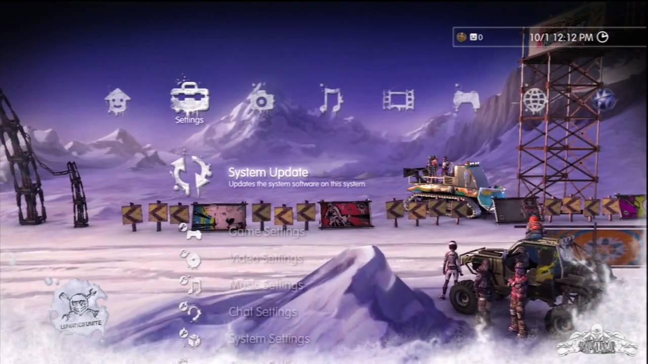 Motorstorm Artic Edge PS3 Dynamic Theme - YouTube