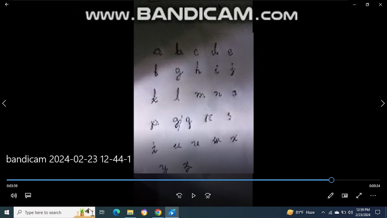 English hand writing (Small letter @cursive form) - YouTube