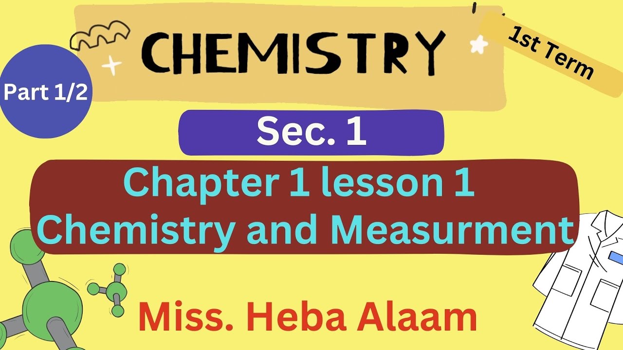Chemistry | 1st secondary | first term | Chemistry and measurements ...
