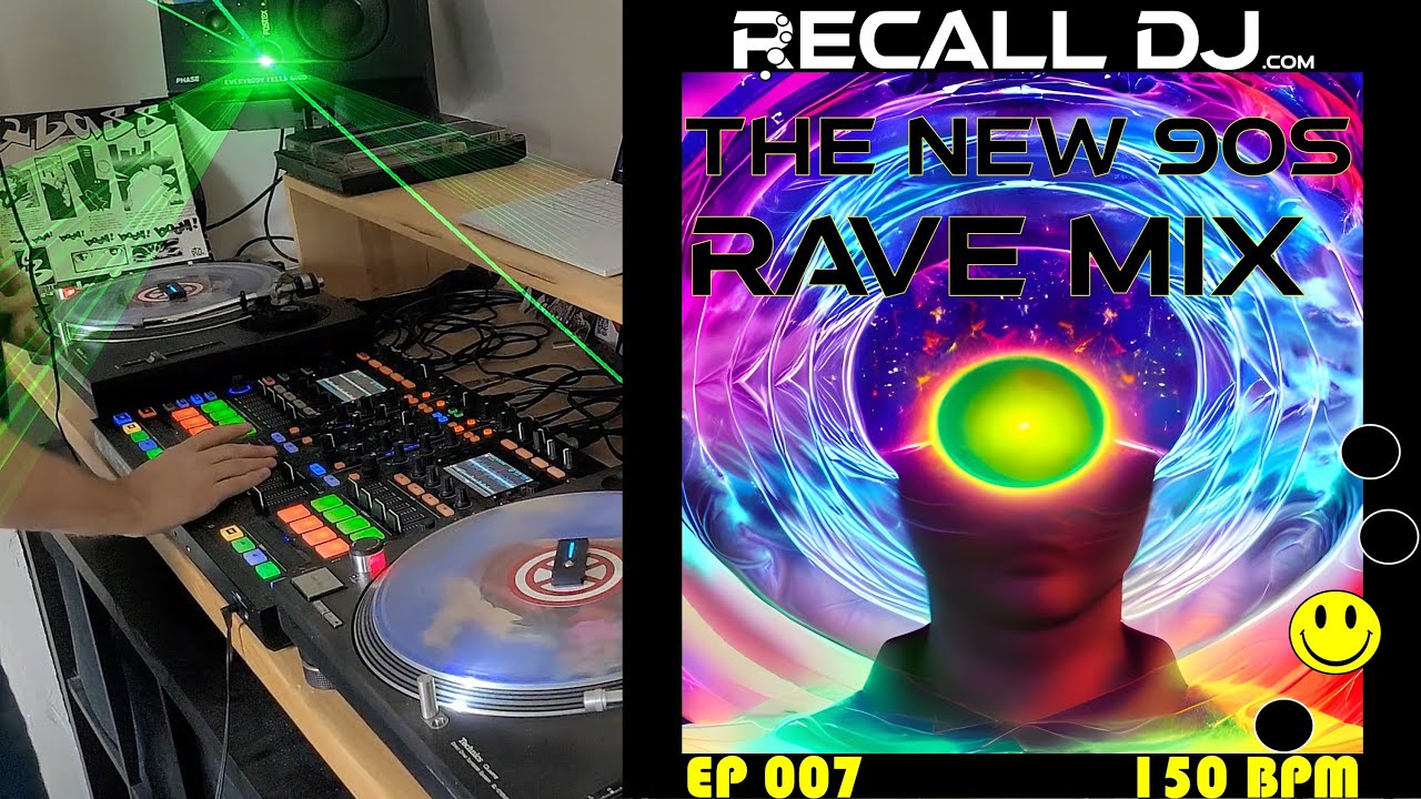 The New '90s Rave Mix - 007 (150 bpm) - Mixed by Recall DJ - YouTube