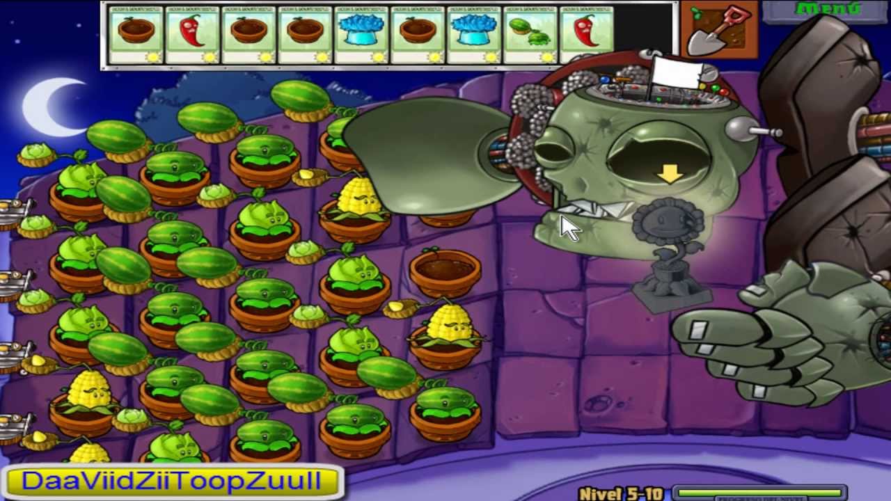 Plantas Vs Zombies "Nivel 5-10" - 1080p HD - YouTube