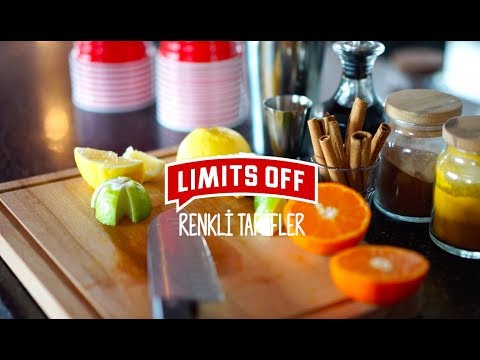 Limits Off Renkli Tarifler- Portakal/Lime/Limon