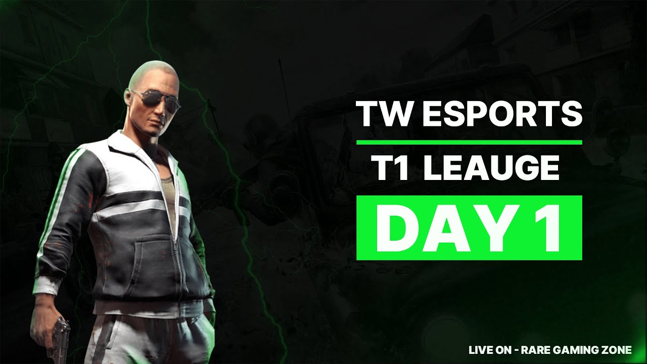 TW ESPORTS PRESENT T1 LEAGUE DAY 2|RARE GAMING #PUBG #CASTING - YouTube