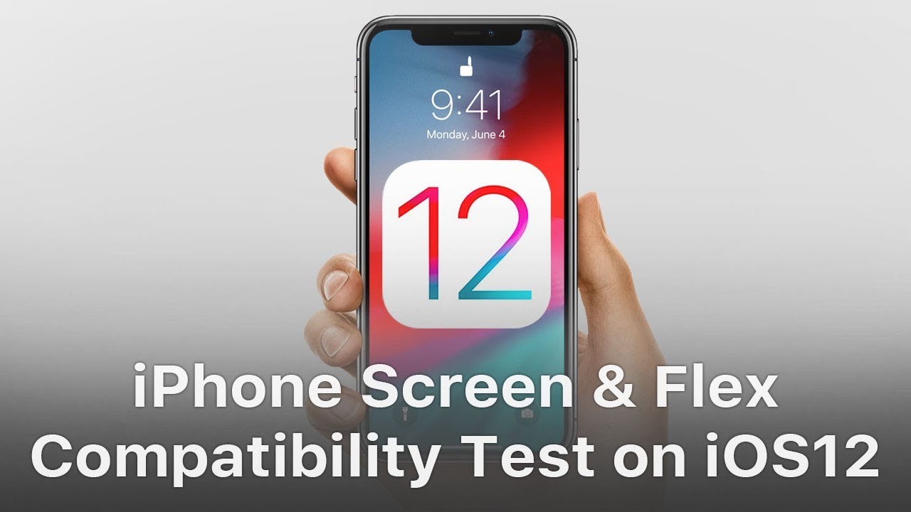 REWA iPhone Screen & Flex Compatibility Test On iOS 12 - YouTube