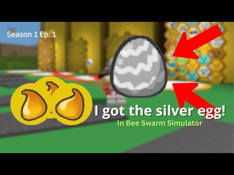 I Hatched Silver Egg! Bee Swarm Simulator (Season 1, ep. 1 - YouTube