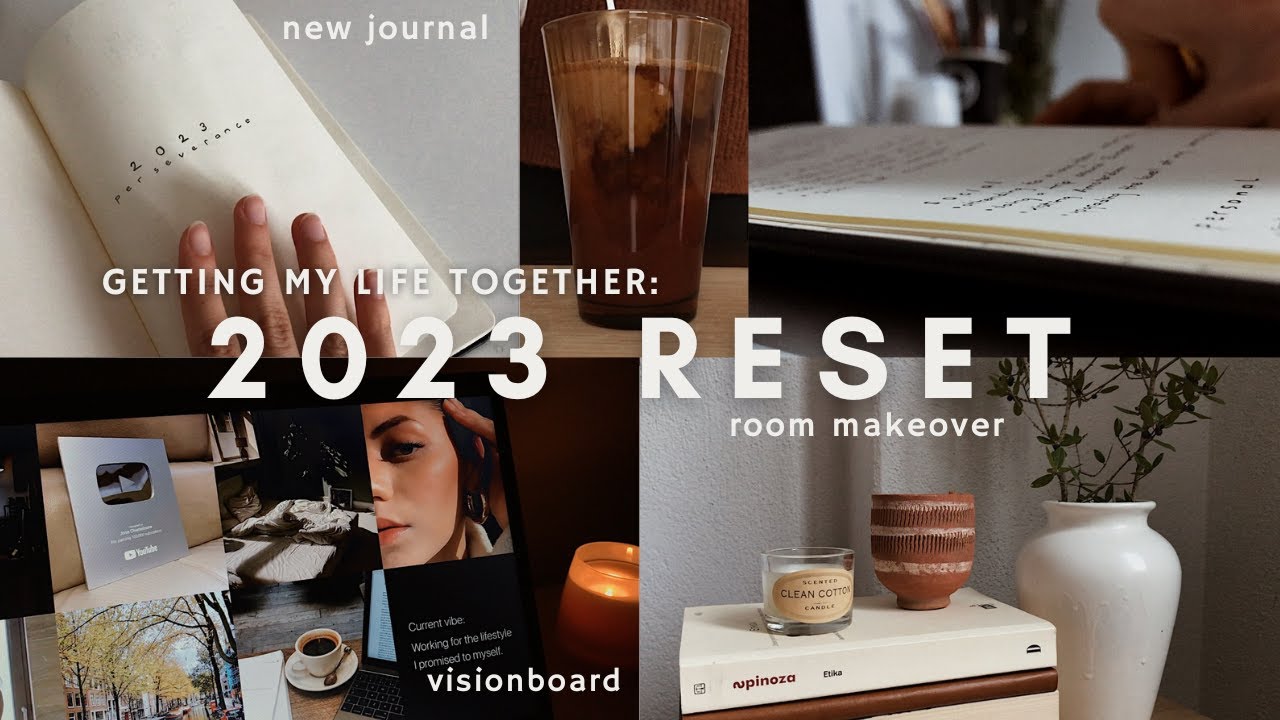 2023 RESET: new year goals & habits, vision board, room makeover ...